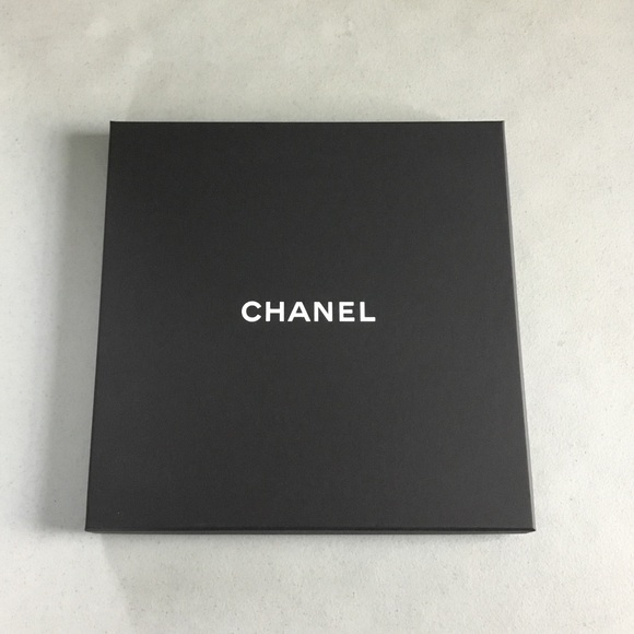 CHANEL | Accessories | Chanel Box With Some Logo Ribbon Tissue Logo ...